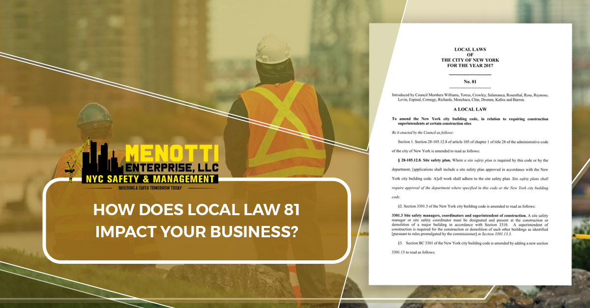 How Does Local Law 81 Impact Your Business?